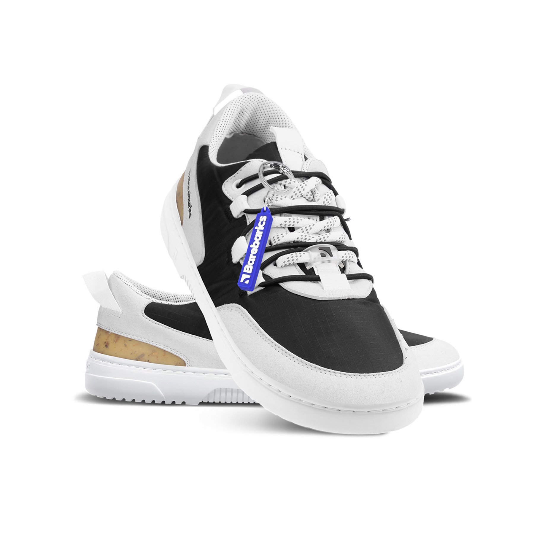 Barefoot Sneakers Barebarics Revive - Light Grey & Black | Barebarics