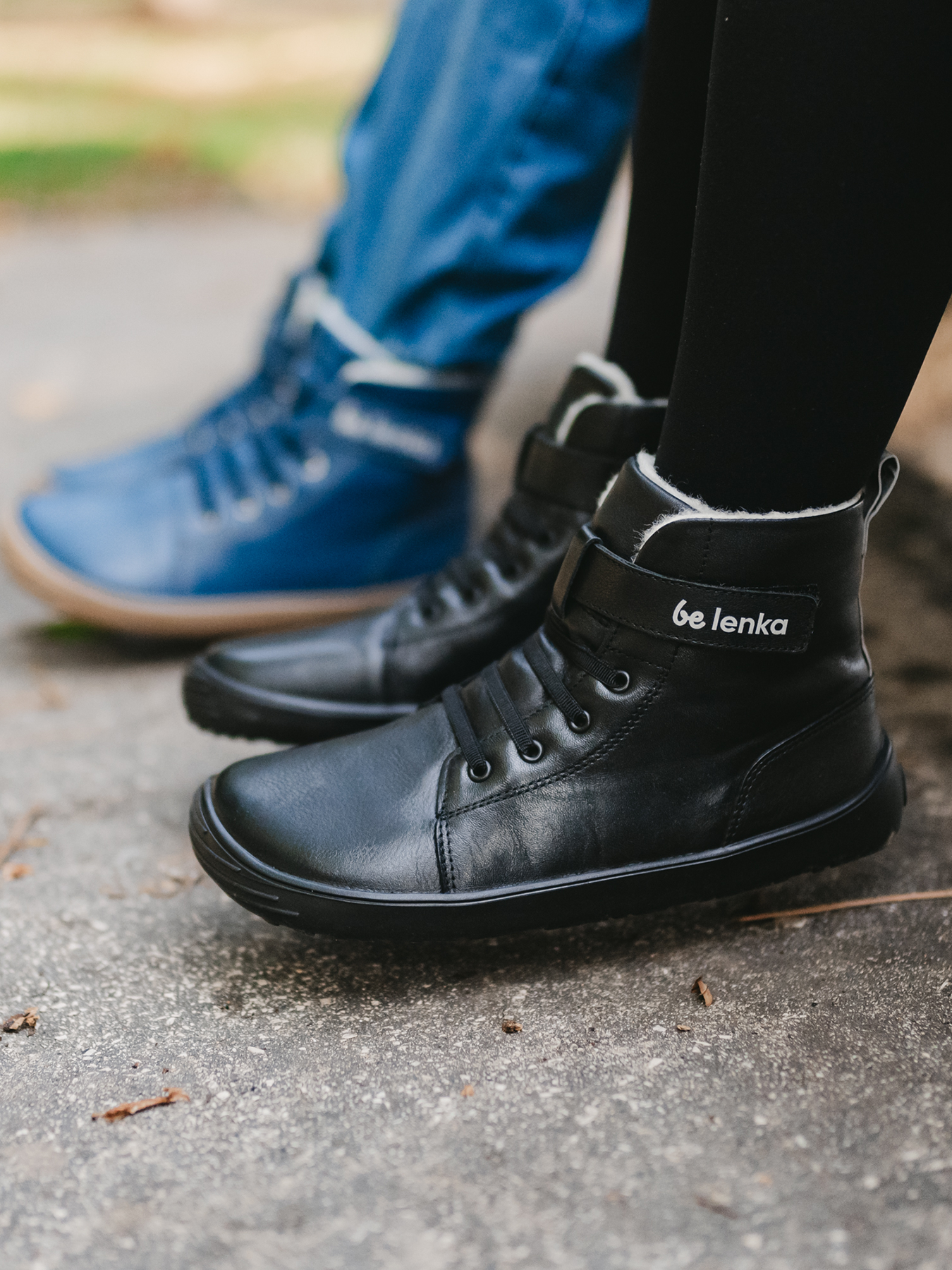 Winter barefoot boots Be Lenka Winter Kids - All Black | Be Lenka
