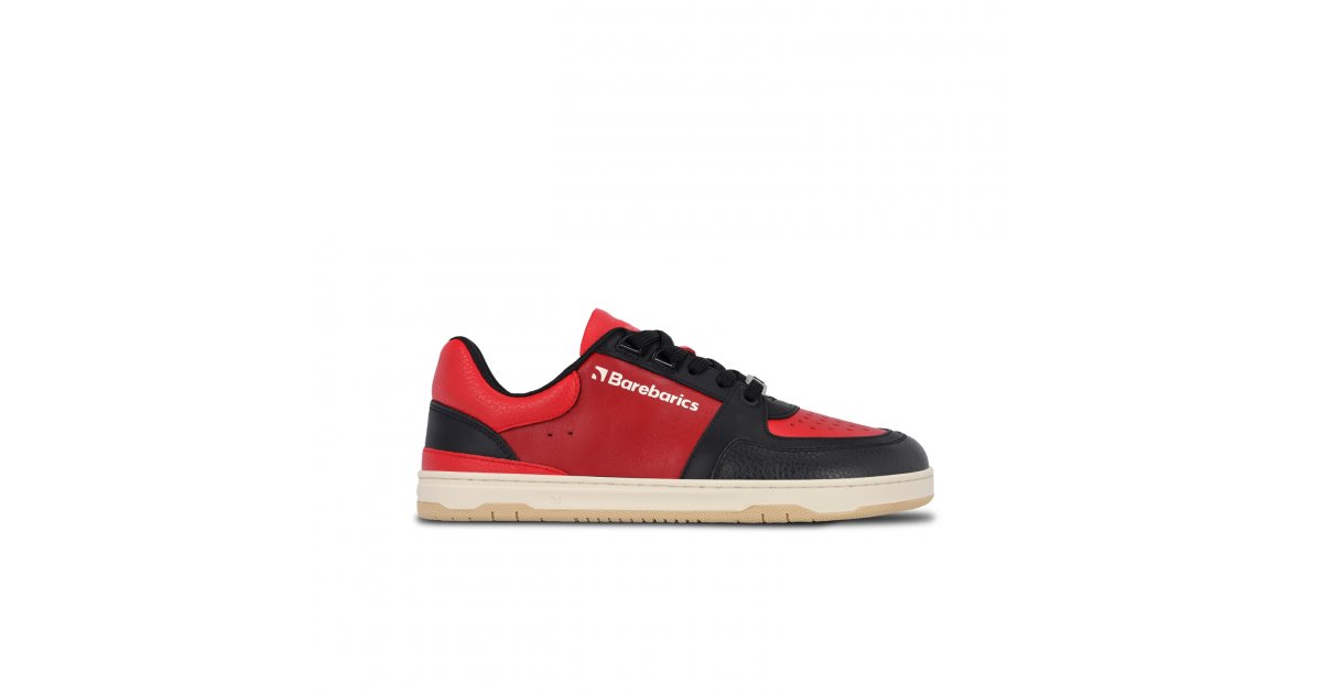 Barefoot Sneakers Barebarics Wave - Black & Red | Barebarics