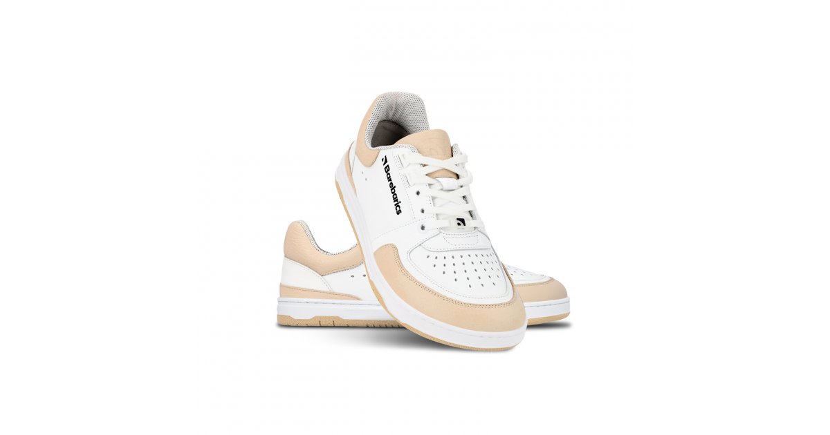 Barefoot Sneakers Barebarics Wave - White & Beige | Barebarics