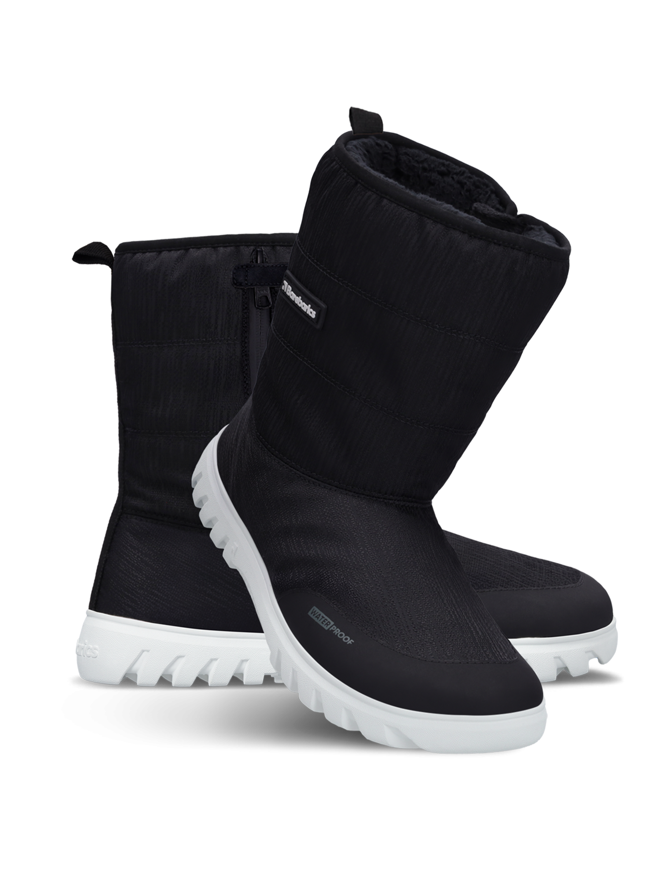 Barefoot Winter Boots Barebarics PolarStride - Black | Be Lenka