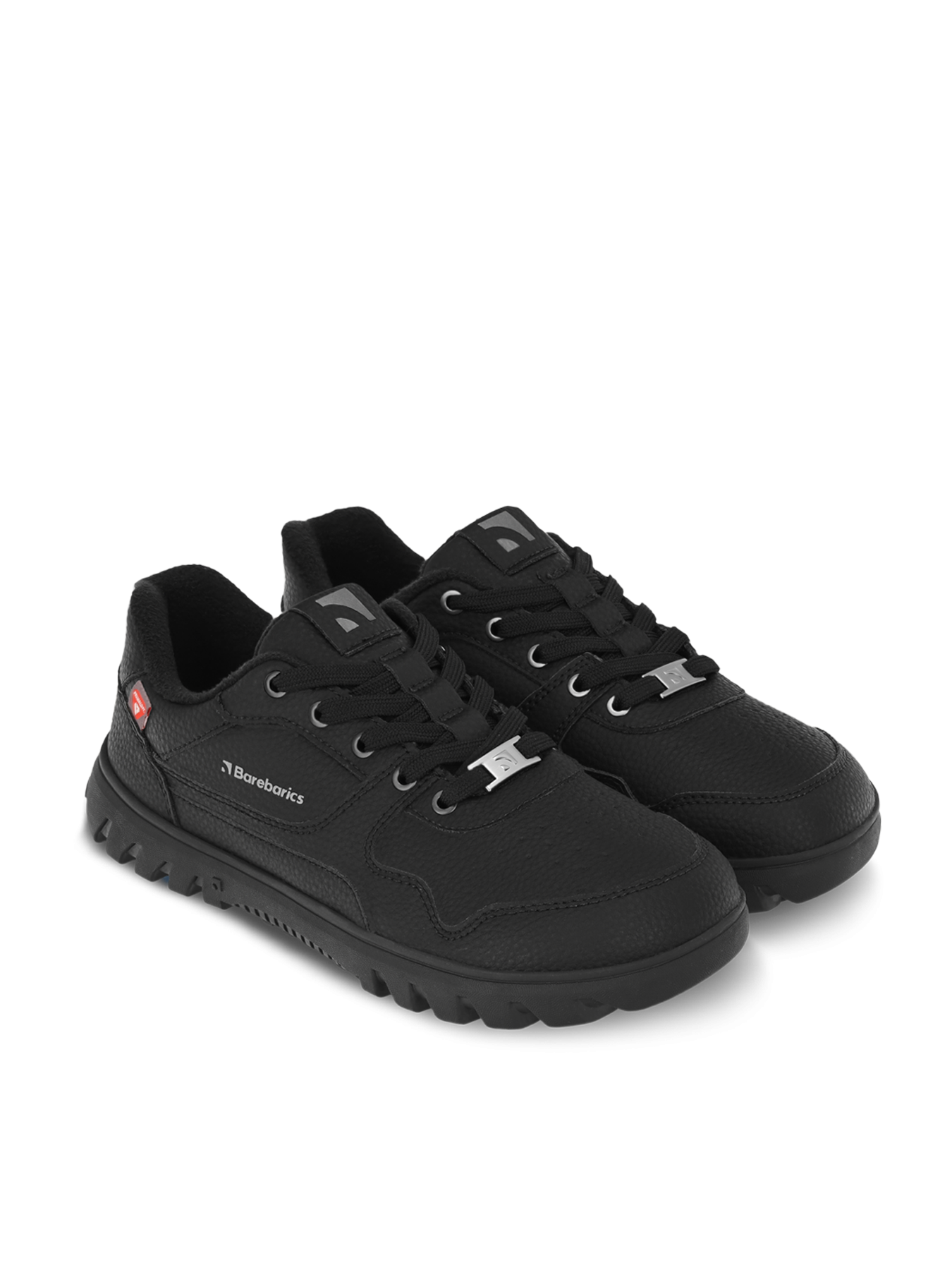 Barefoot Sneakers Barebarics Zing Frost - All Black | Be Lenka