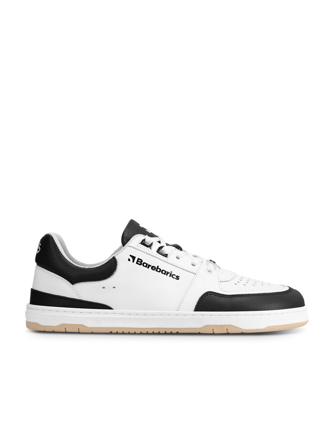 Barefoot Sneakers Barebarics Wave - White & Black | Be Lenka