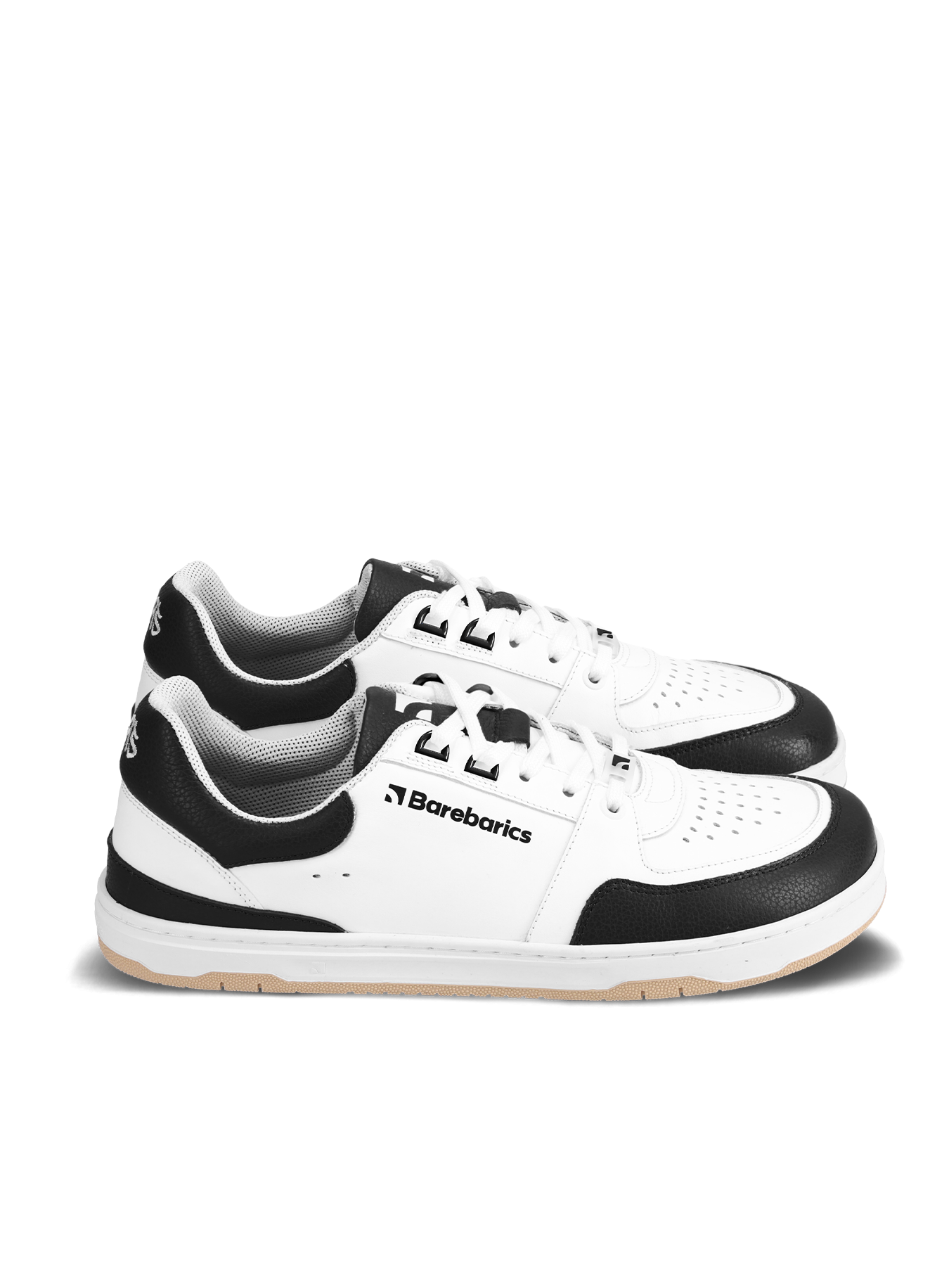 Barefoot Sneakers Barebarics Wave - White & Black | Be Lenka