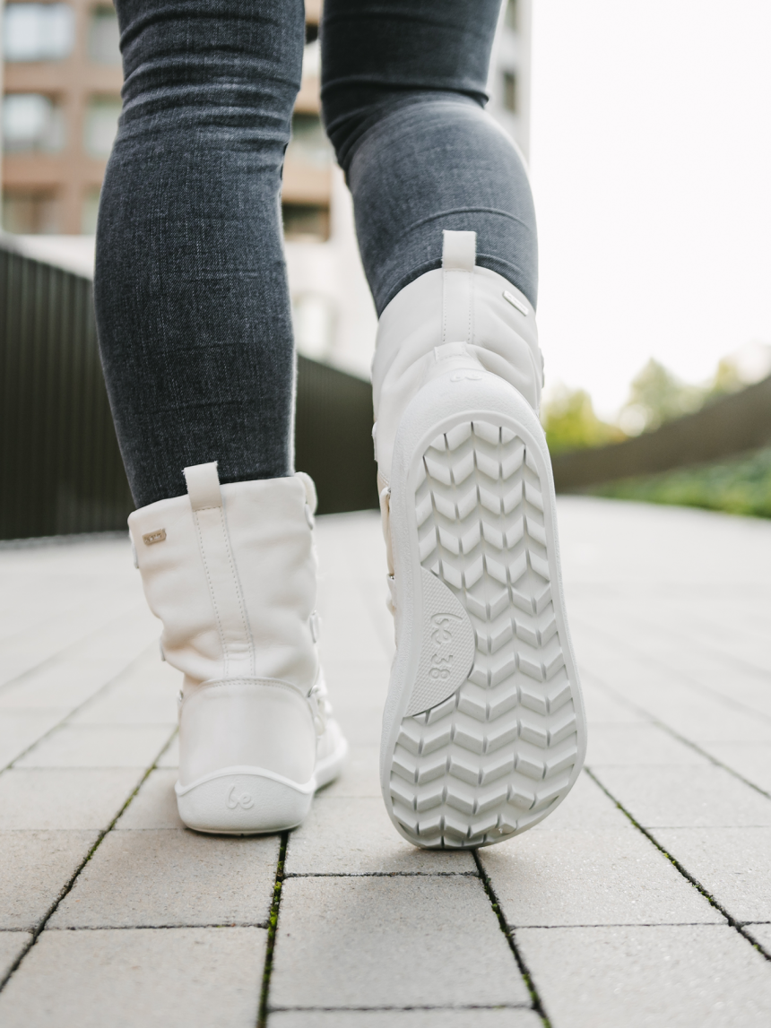 Winter Barefoot Boots Be Lenka Snowfox Woman - Pearl White | Be Lenka