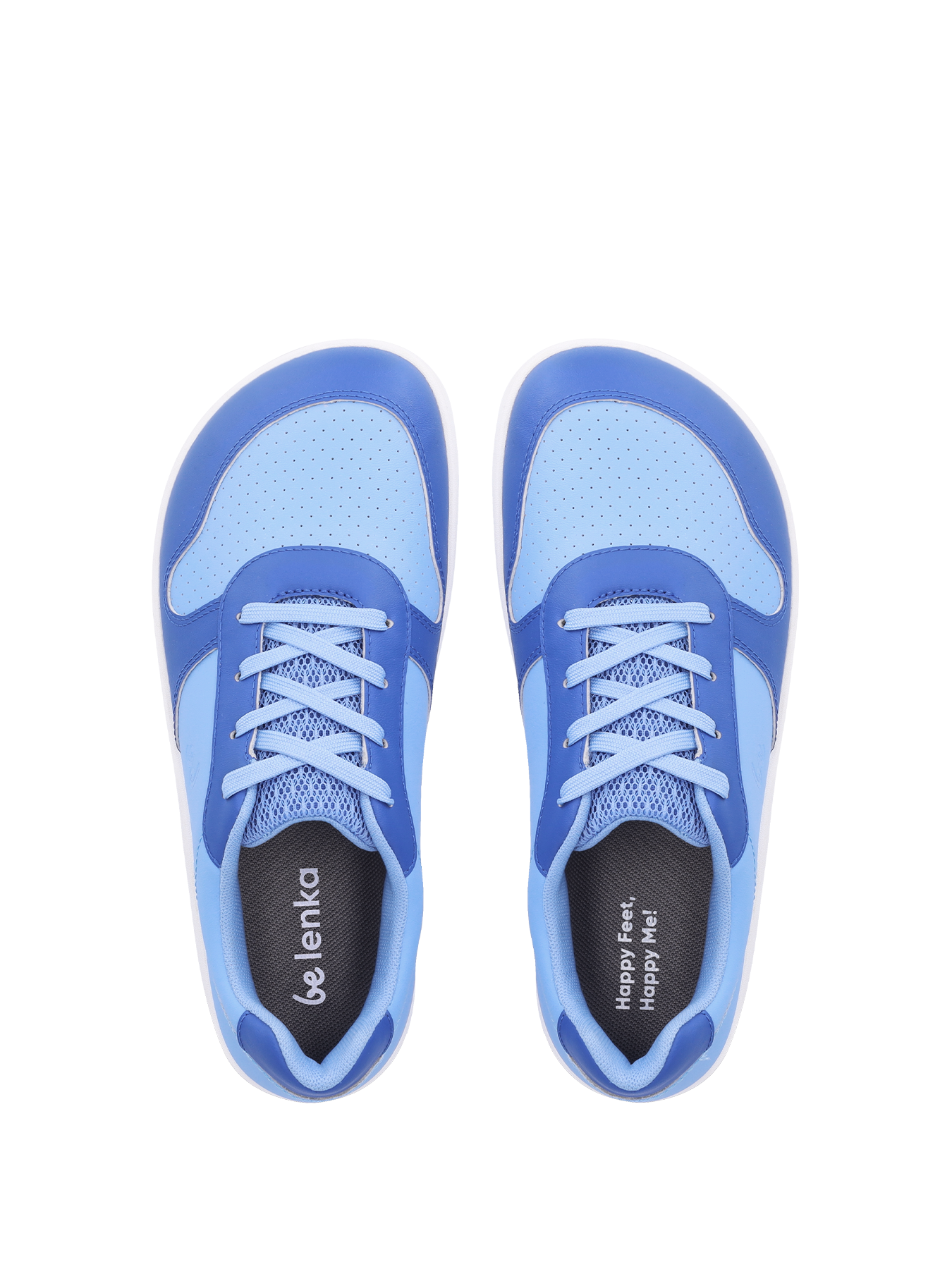 Kids barefoot sneakers Be Lenka Scoot Junior - Light & Royale Blue | Be ...