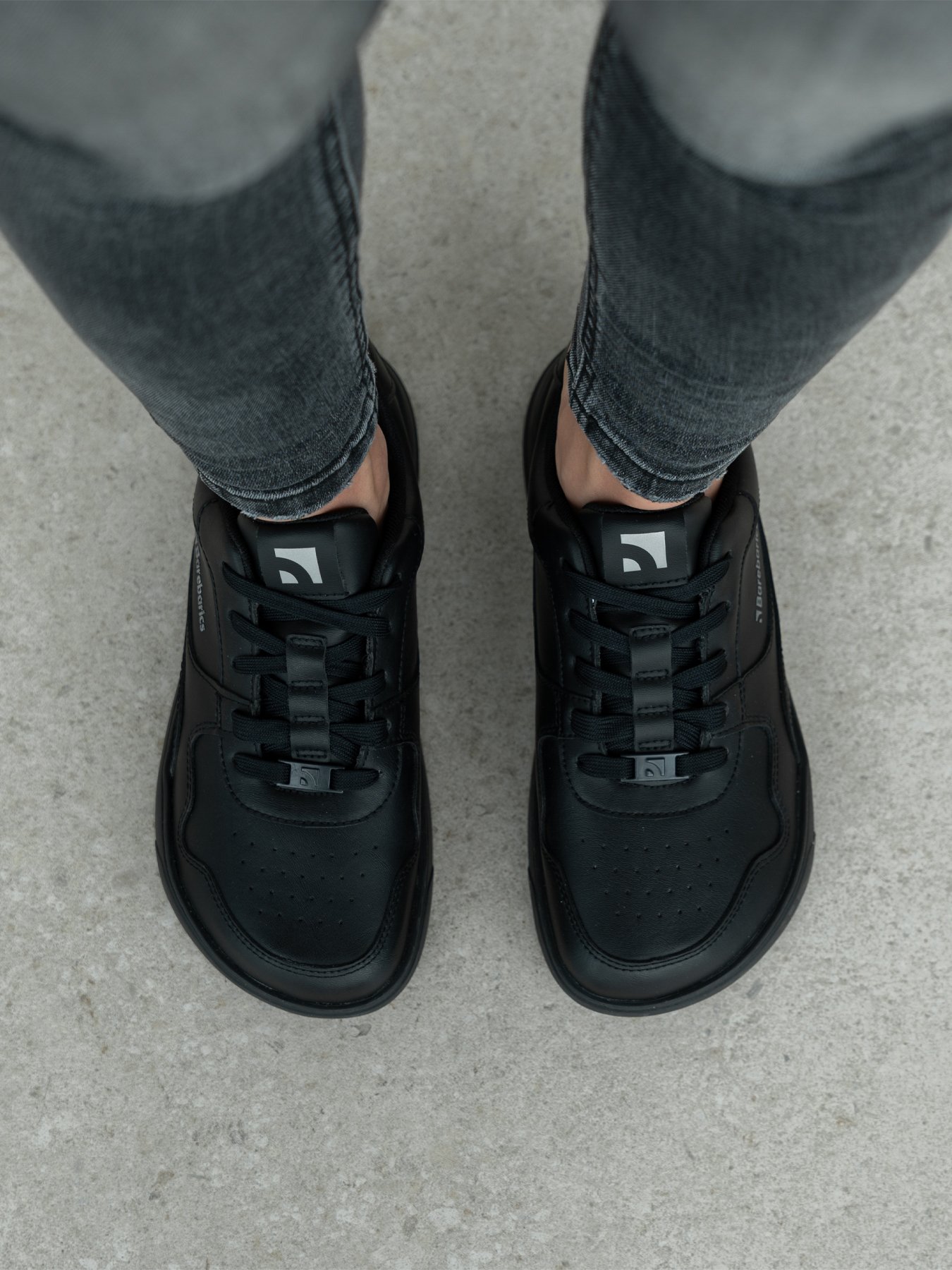 Barefoot Sneakers Barebarics Zing - All Black | Be Lenka
