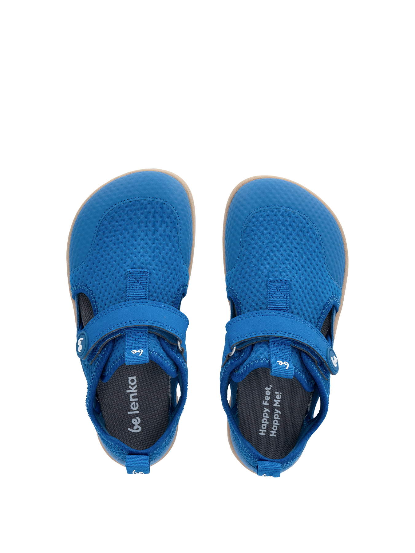 Kids' barefoot sandals Zest Kids - Blue | Be Lenka