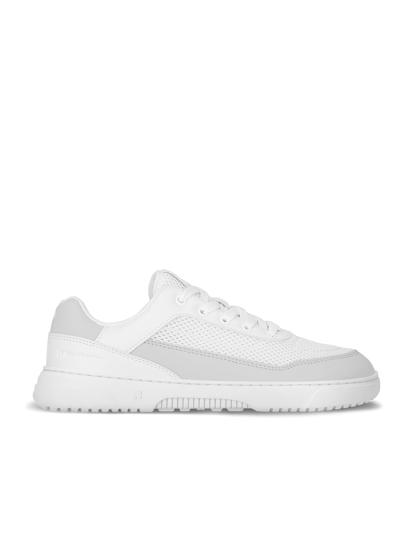 Barefoot Sneakers Barebarics Vaporo - White & Light Grey | Be Lenka