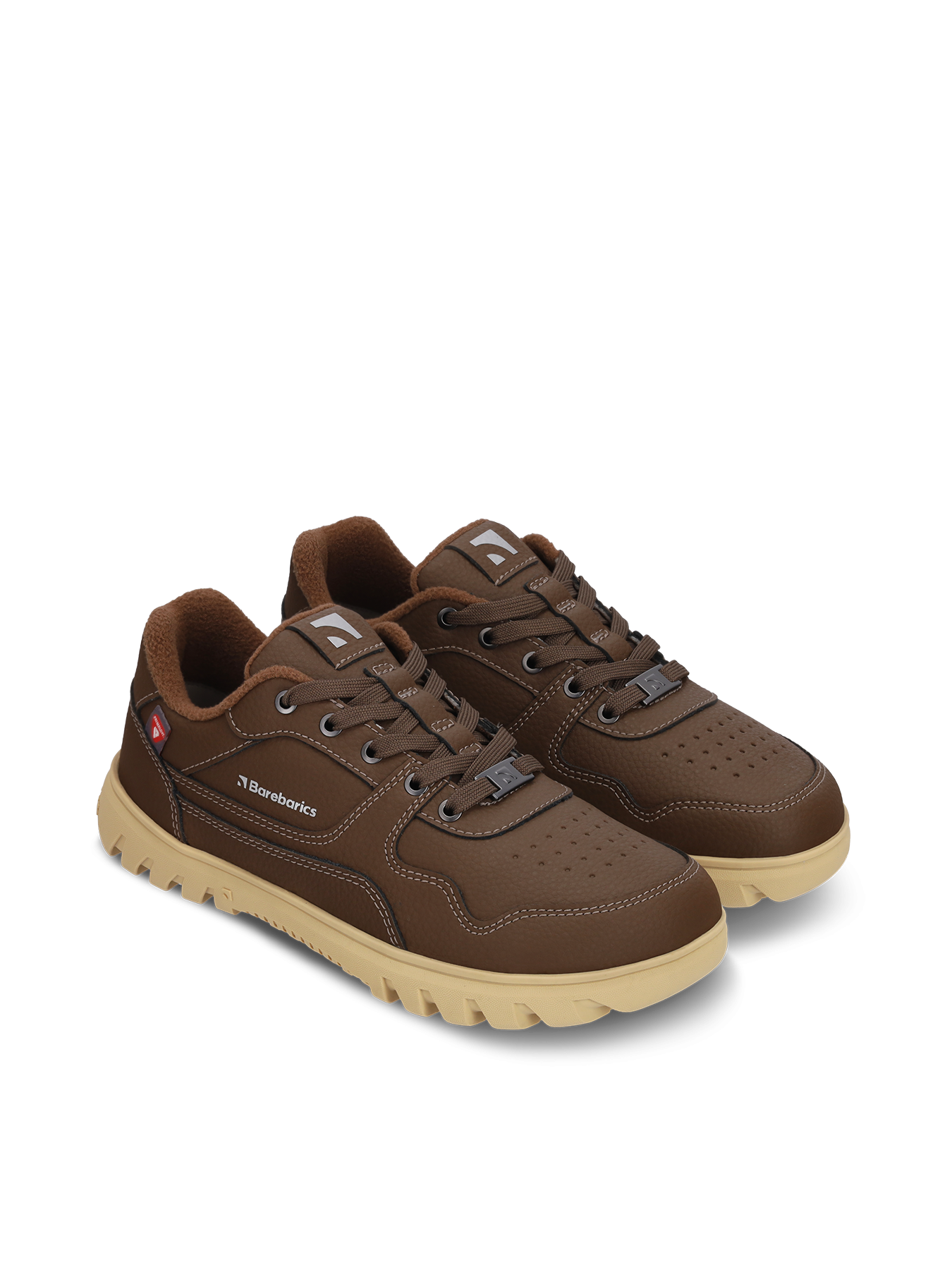 Barefoot Sneakers Barebarics Zing Frost - Dark Brown | Be Lenka