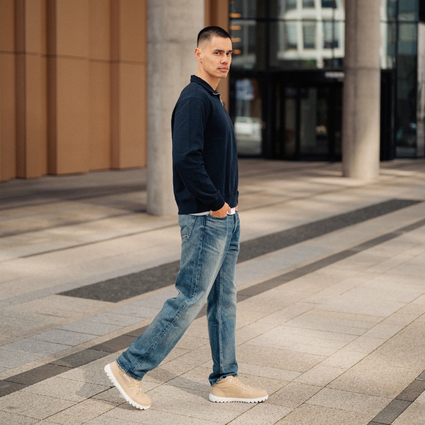Barefoot topánky Barebarics UrbanEdge - Beige | Barebarics