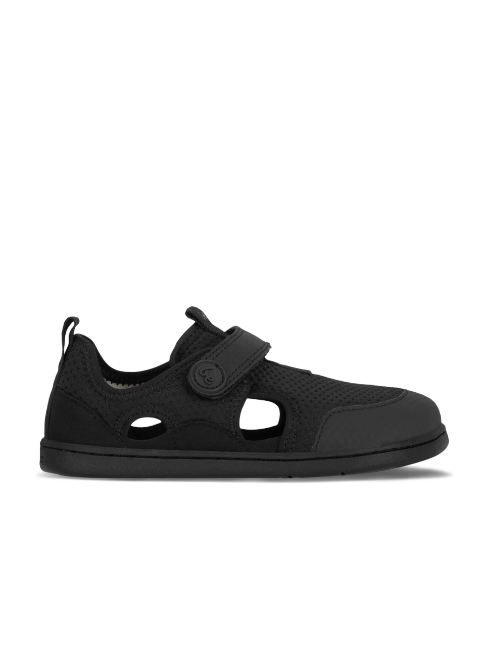Kids' barefoot sandals Zest Preschool - All Black | Be Lenka